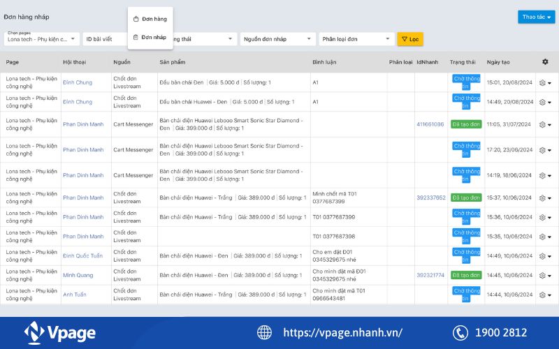 Quy trình quản lý đơn hàng hiệu quả được các chủ shop tin dùng