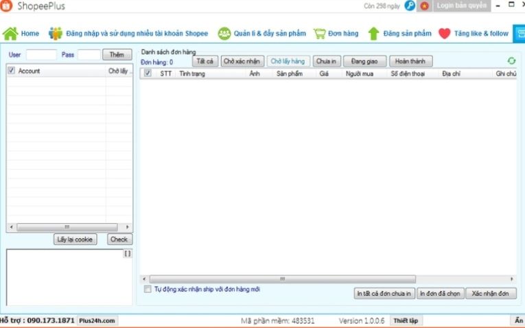 Top 10 phần mềm quản lý nhiều tài khoản Shopee trên một màn hình