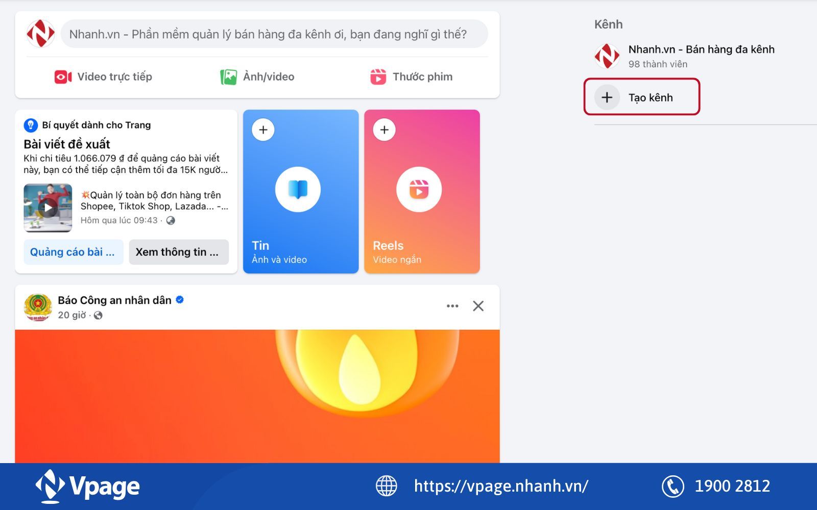 Cách tạo kênh Facebook cộng đồng đơn giản mới nhất 2025